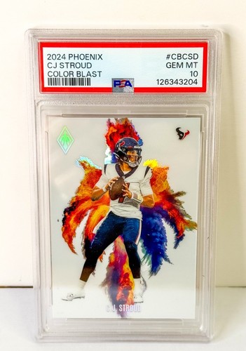 2024 Panini Phoenix Color Blast #22 CJ Stroud PSA 10 TEXANS | eBay