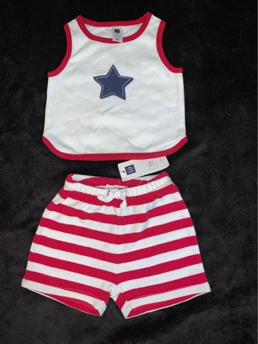 NEW Baby Gap 3-6 months boys Shorts Tank top 4th of July outfit pjs pajamas NWT | eBay