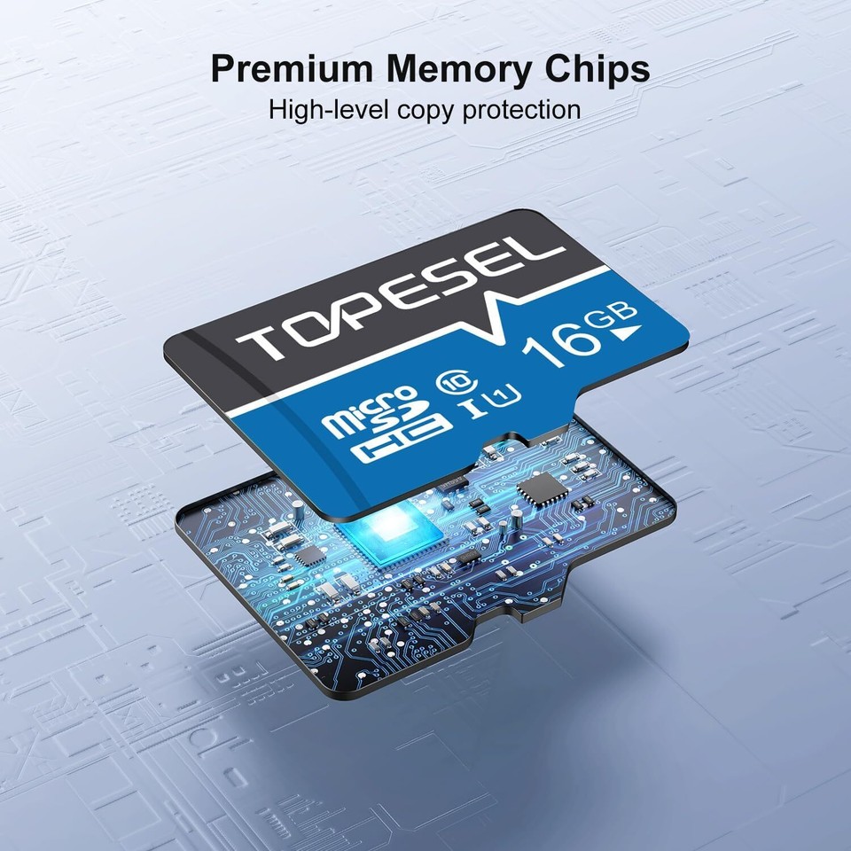 16GB Micro SD Card Lot pack Memory Cards SDHC UHS-I Flash Memory Card ...