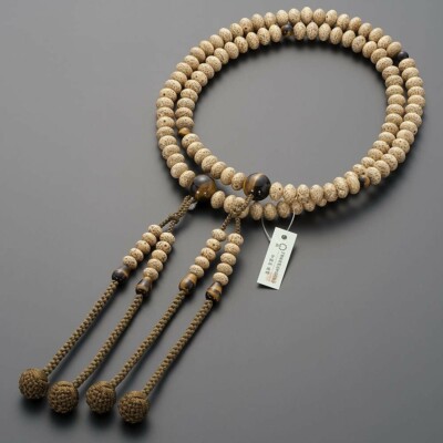 Shingon Buddhist Rosary Mala Juzu Prayer beads Japan Seigetsu Linden ...