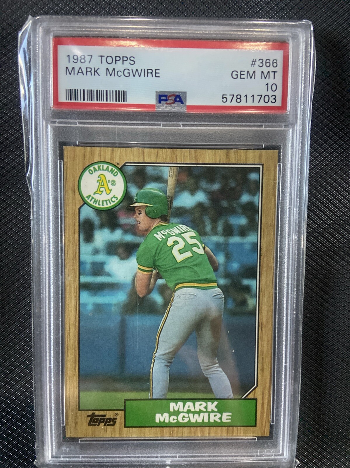 Mark McGwire 1987 Topps #366 Base Price Guide - Sports Card Investor