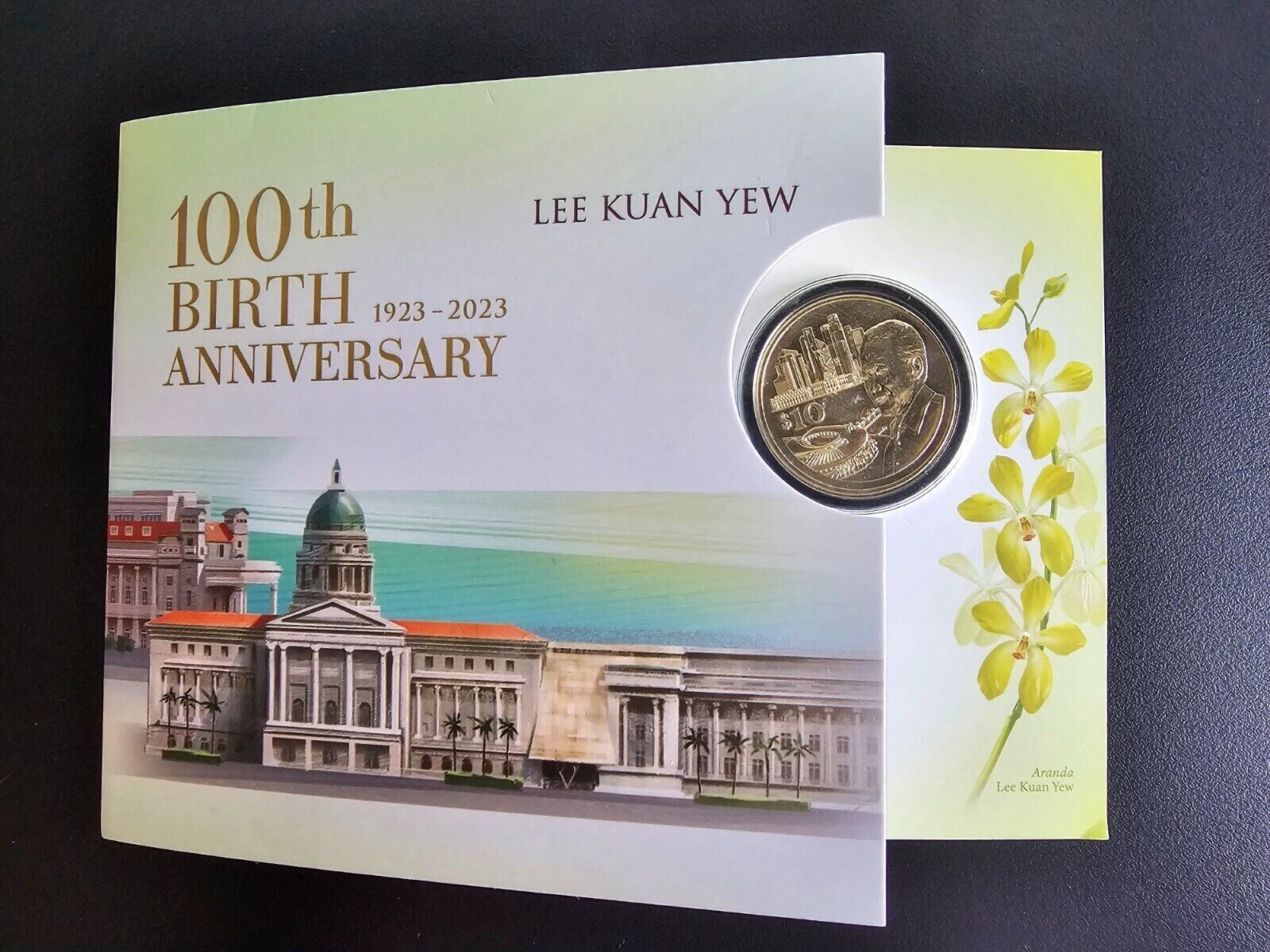 RARE !! 100th Birth Anniversary of Mr Lee Kuan Yew Commemorative Coin ...