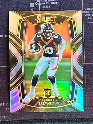 2020 Select Football Jerry Jeudy SILVER Club Level RC #256 Broncos | eBay