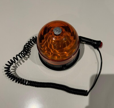 Vision Alert Magnetic Rotating Amber Light / Flashing Vehicle Beacon ...