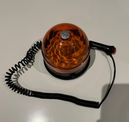 Vision Alert Magnetic Rotating Amber Light / Flashing Vehicle Beacon ...