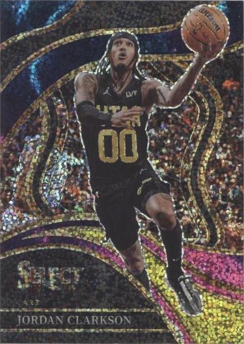 2023-24 Panini Select - Courtside Jordan Clarkson #233 Cosmic Prizm for ...