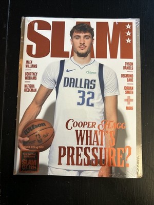 Cooper Flagg Orange Metal SLAM Magazine 1st Pro Issue Mavericks #d 224/ ...