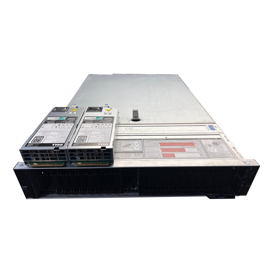 Dell R740XD 2U 24 Bay SFF Server Base w/ Rails 2x 4214 CPUS 16GB DDR4 ...