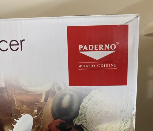 Paderno World Cuisine Plastic Spiral Vegetable Slicer Red Series Never ...