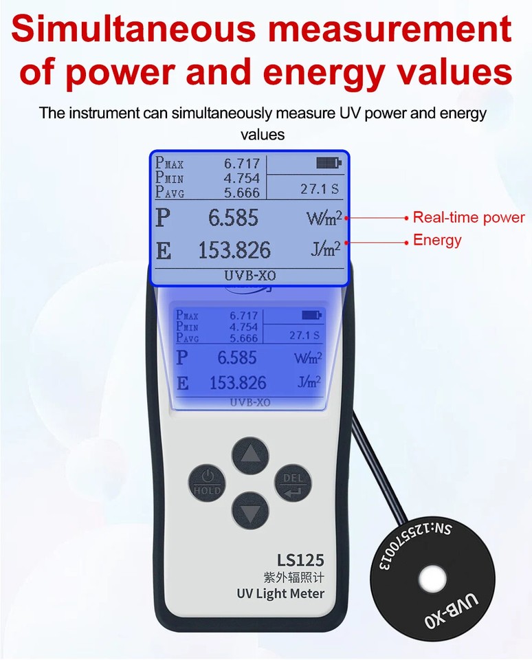 Uv Tester Ultraviolet Light Meter Radiometer Uva Uvb Light Sources ...