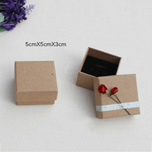 BULK Cardboard Jewelry Gift Boxes Cotton Fill Padding Hard Kraft Paper ...