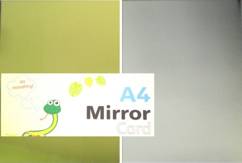 A4 NEW SHINY SILVER GOLD MIRROR SHEETS CARD MAKING CRAFTING ART | eBay UK