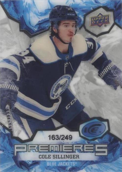 2021-22 Upper Deck Ice - Ice Premieres Cole Sillinger #235 /249 (RC ...