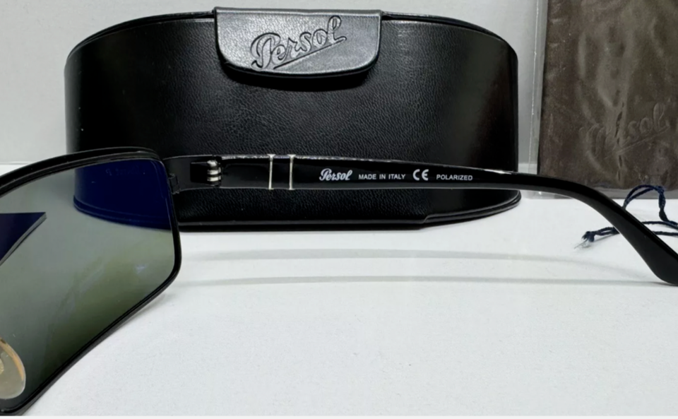 PERSOL PO 2244-S Black Polarized Sunglasses James Bond 007 Casino ...