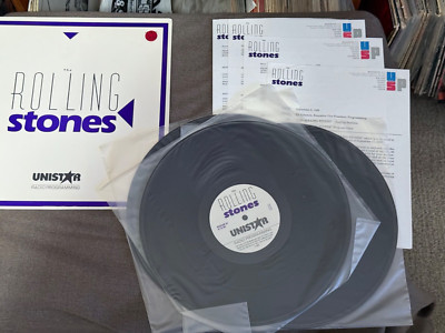 THE ROLLING STONES 1989 UNISTAR RADIO SHOW 3 LP wcue sheets MINT | eBay
