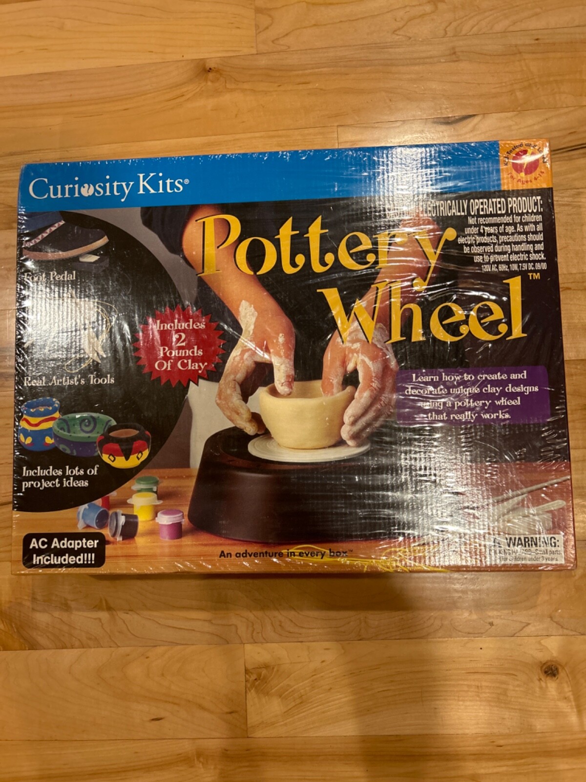 My First Pottery Wheel by Curiosity Kits NOS Clay and Paint Included ...