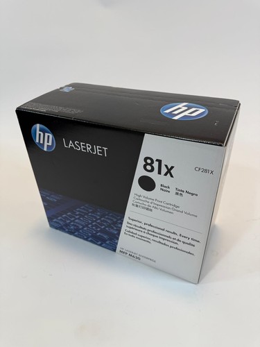 NEW HP LASERJET 81X Black High Yield Toner Cartridge (CF281X) – Genuine ...