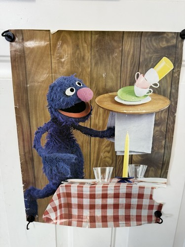 SESAME STREET 1979 Promotional Poster Grover Muppets Wall Art Decor | eBay