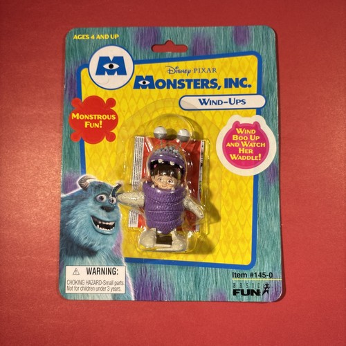 New RARE Monsters Inc. BOO Wind-Up Figure MOC Basic Fun 2001 Pixar ...