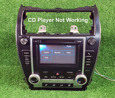 Toyota Camry 12-14 Radio Touch Screen Display Receiver P10067 pn 86140 ...