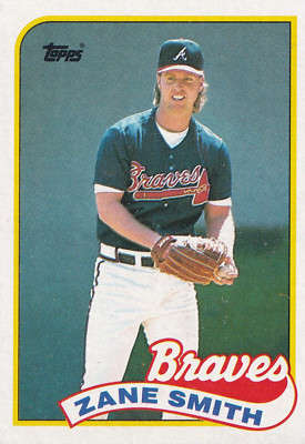 1989 Topps #688 Zane Smith MLB Atlanta Braves + (Yes 3 Free Mystery ...