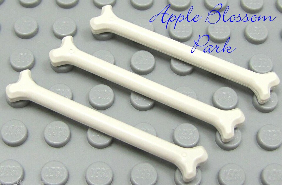 NEW Lego Lot/3 LONG WHITE BONES Dog/Cat Animal Food - Ninjago Minifig ...
