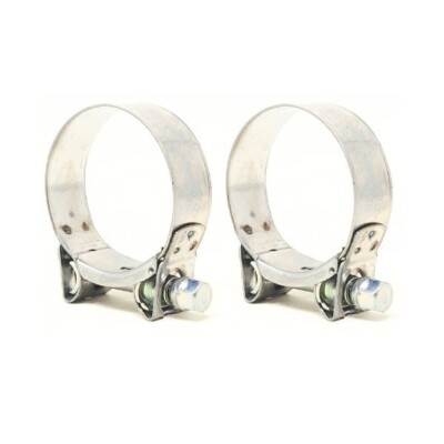 Motorcycle Exhaust Clamp Stainless 47mm 48mm 49mm 50mm 51mm Mikalor x2 ...