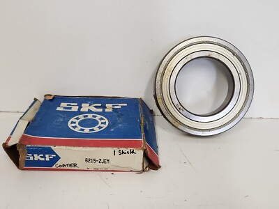 NEW OLD STOCK! SKF SINGLE ROW ONE SIDE OPEN BALL BEARING 6215-ZJEM | eBay