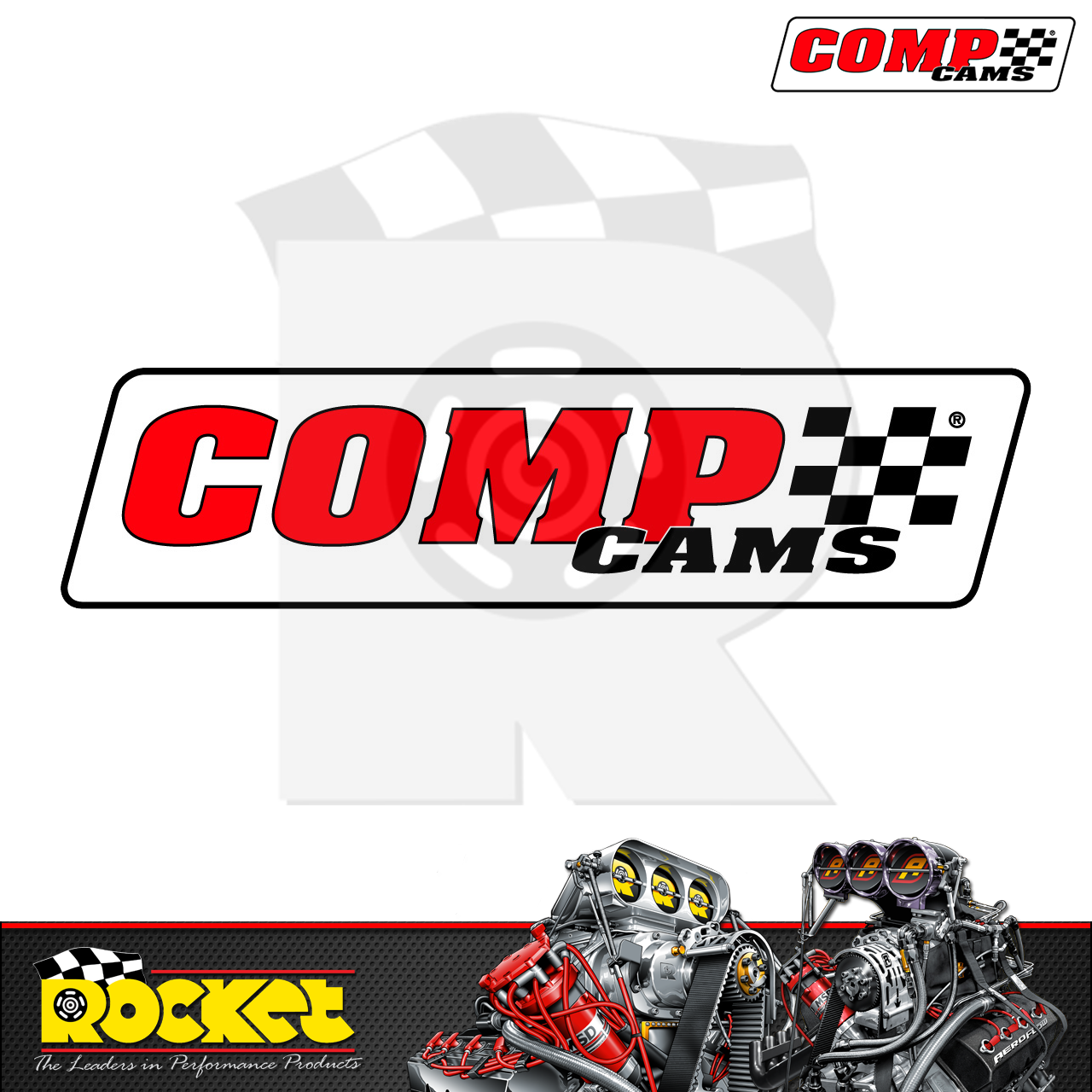 Comp Cams Ultra Pro Magnum Rocker Arms 7/16" Stud 1.70:1 Fit Chev BB ...