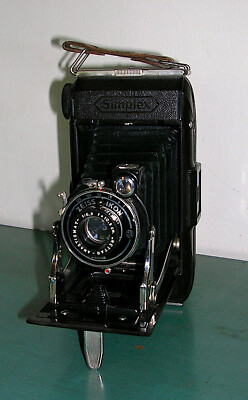 Zeiss Ikon Simplex Camera "Nettar-Anastigmat" 1:6.3 f=10.5 cm Bakelight ...