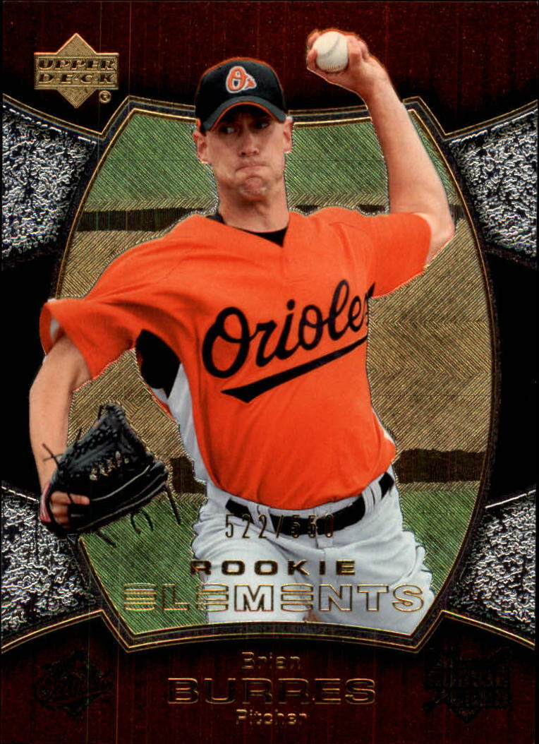 2007 Upper Deck Elements - #172 Brian Burres /550 (RC) for sale online ...