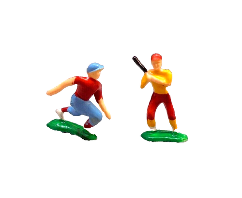 Vintage Baseball Players Figures Plastic Cake Toppers | eBay
