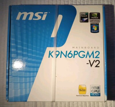 New MSI K9N6PGM2-V2 MS-7309 Socket AM3/AM2+/AM2 NVIDIA GeForce ATX ...