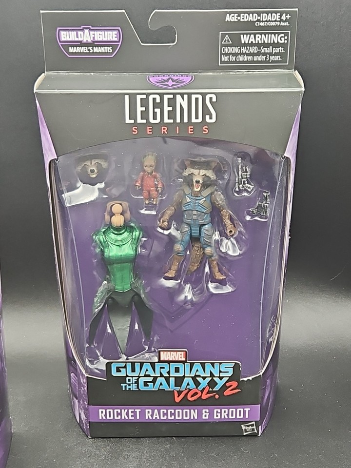 New Marvel Legends Guardians of the Galaxy Vol. 2 Rocket Raccoon & Groot | eBay