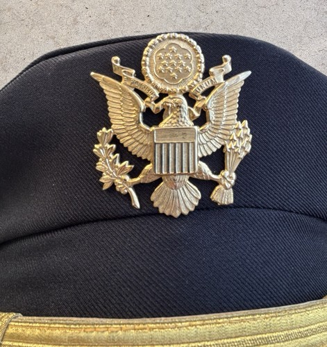 US Army Black Officers Dress Cap - Bayly Inc. | eBay