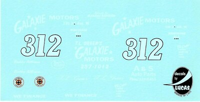 Decals by Lucas #312 55 Chevy Bobby Allison 1/25 decal | eBay