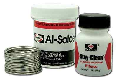 Harris 500K 1 Oz Aluminum Solder Kit 85% Tin 15% Zinc | eBay