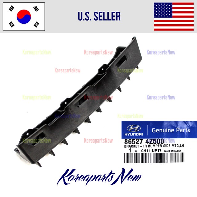 Hyundai OEM Santa FE Front Bumper Grille Grill-outer Bracket Left ...