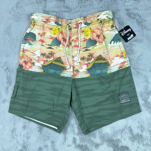 Disney Neff Shorts Mens Small Green Board Pinocchio Collection | eBay