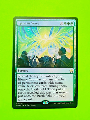 MTG Foundations - Genesis Wave - Rare Foil | eBay