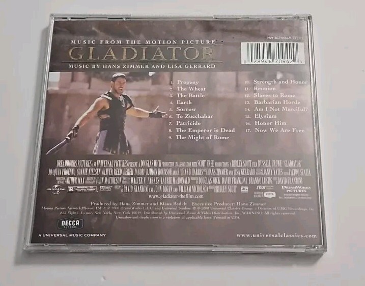 Gladiator (Music from the Motion Picture) by Gladiator (Score) / O.S.T ...