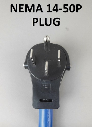 5' HTP Full KVA adapter cord NEMA 14-50P to 6-50R Miller 300517 ...