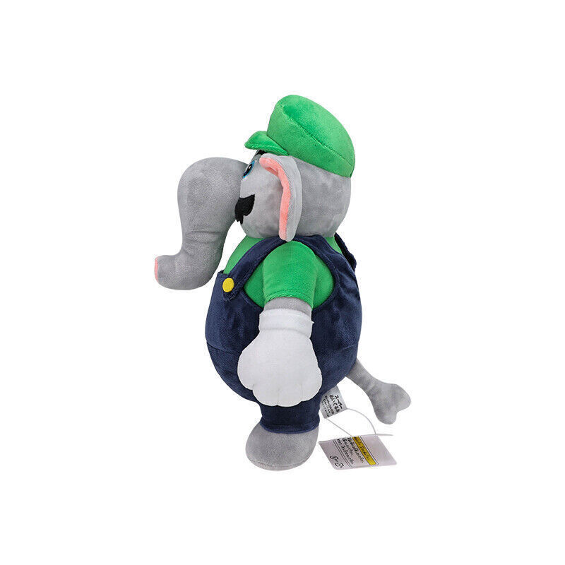 Super Mario Bros Elephant Mario Luigi Plush Toys Soft Stuffed Doll Kid ...