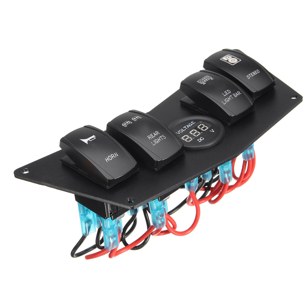 12-24V Rocker Switch Panel For ATV UTV Polaris Ranger RZR XP 900 800 ...