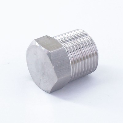 3/8" BSPT male End Cap 304 stainless steel Countersunk Plug hex head | eBay