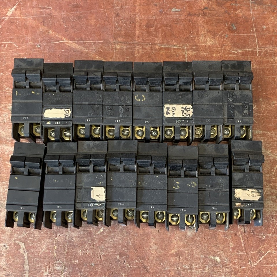 Square D XO220 20-Amp 2-Pole Type XO Circuit Breaker 20A 2P 120-240V | eBay