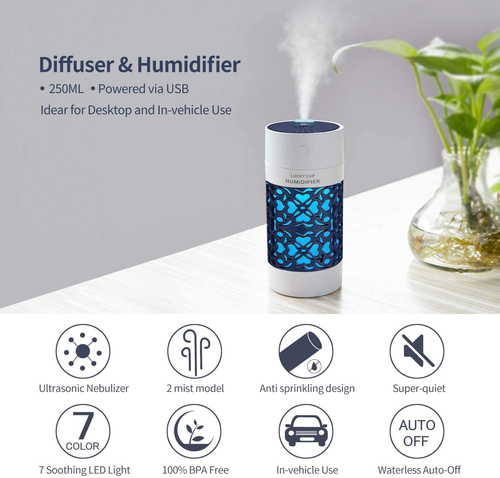 Portable Humidifiers Car Humidifier Cool Mist Humidifying for Kids ...
