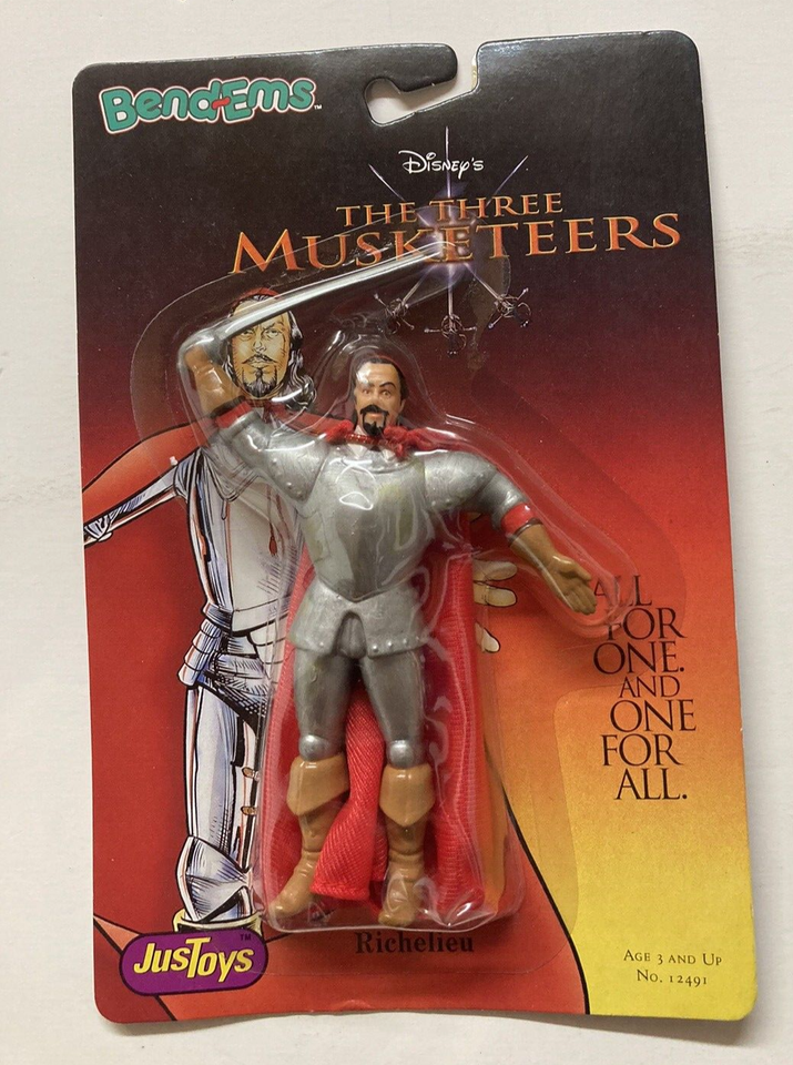 Disney's Three Musketeers Figures Bend-Ems 1993 Complete set | eBay