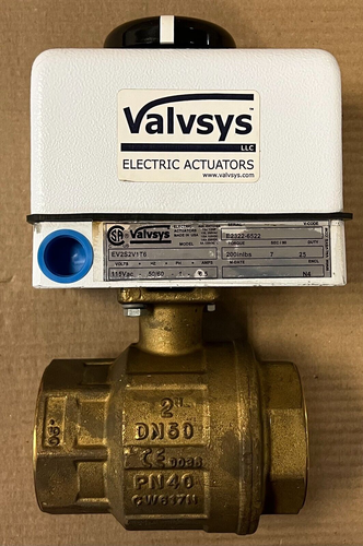 NEW VALVSYS ELECTRIC ACUTATOR EV252V1T6 .5AMPS 115VAC PH 1 200LB IN ...