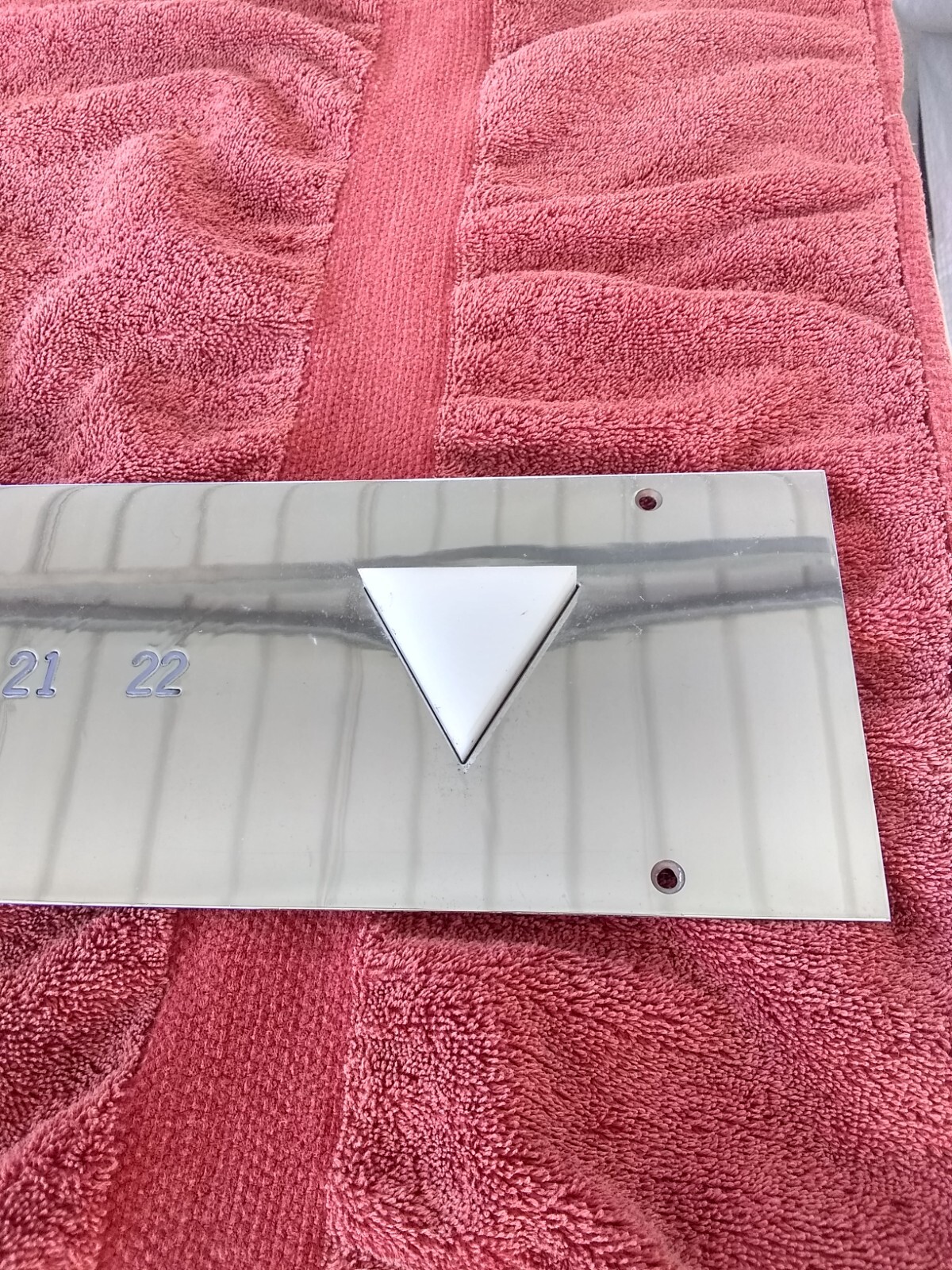 Vintage 1960's Otis Elevator Lobby Position Indicator Panel Chrome ...